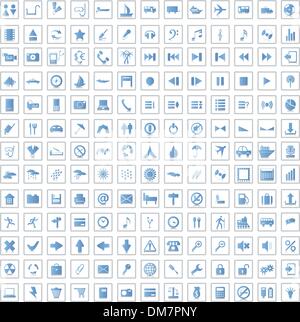 170 icons set Stock Vector Image & Art - Alamy