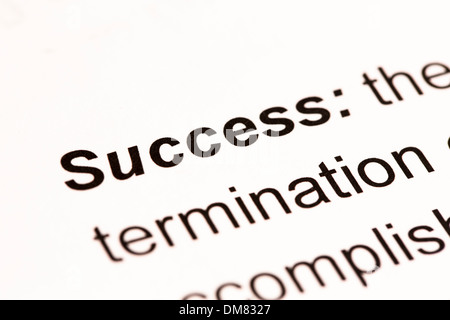 Dictionary definition of "Success Stock Photo - Alamy