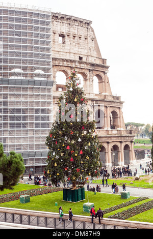 The Colosseum in Rome Italy at Christmas Stock Photo - Alamy