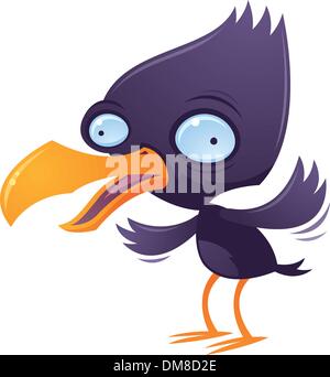 cartoon bird squawking Stock Vector Image & Art - Alamy