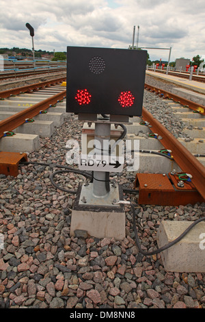 A newly installed Ground Position Signal identified as RD 58 with a ...