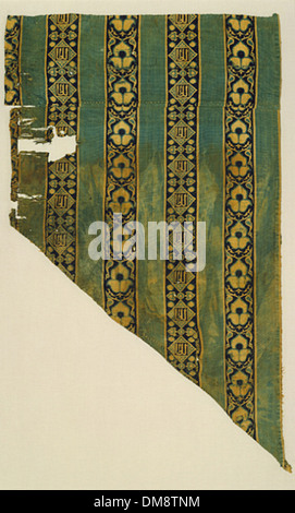 This ancient fragment illustrates historical design and craftsmanship ...