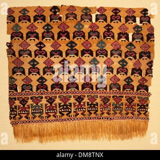 A stylized artifact featuring intricate patterns and textures, with a ...