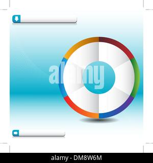 An image of a process wheel pie chart set Stock Photo - Alamy