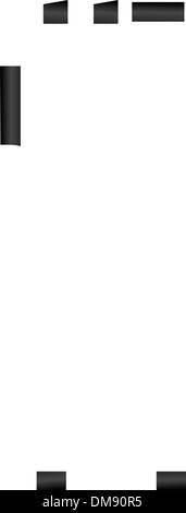 Black walkie talkie, illustration, vector, on a white background Stock Vector Image & Art - Alamy