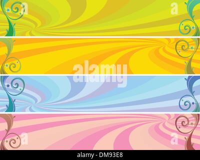colored headers background Stock Photo - Alamy