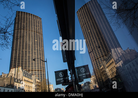 THE MONTPARNASSE TOWER AND ITS REFLECTION IN A WINDOW, 14TH ...