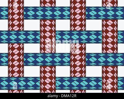 ropes seamless pattern, abstract texture; vector art illustration Stock ...