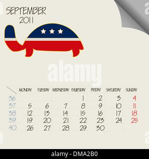 Cute calendar with animals Stock Vector Image & Art - Alamy