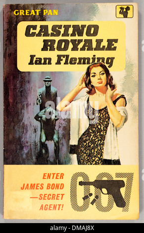 Ian Fleming Casino Royale Book Cover UK 1st Edition James Bond 007 ...