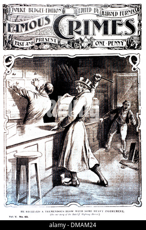 Old Book Famous Crimes Past and Present Historical Archival Document ...