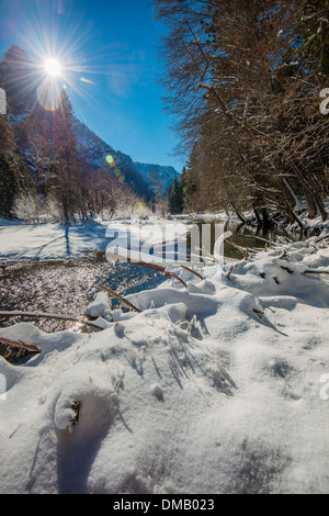 Winter landscape with a park after snowstorm Stock Photo - Alamy