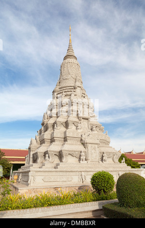 Stupa of King Ang Duong Royal Palace Phnom Penh Cambodia Stock Photo ...