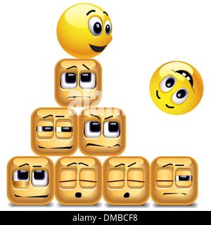 Children playing human pyramid Stock Vector Image & Art - Alamy