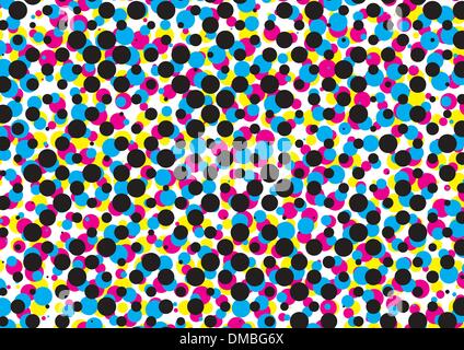Abstract Colorful Halftone Dot Pattern Background with Vibrant ...