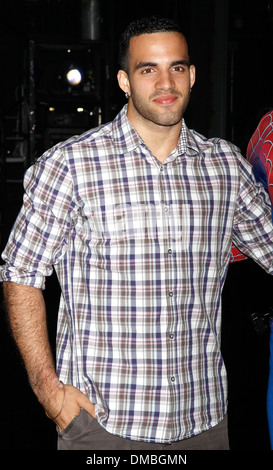 Olympian Danell Leyva meets cast of Broadway musical 'Spider-Man Turn ...