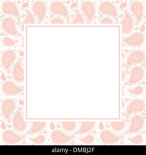 Seamless border with black and white paisley floral pattern. Intricate ...