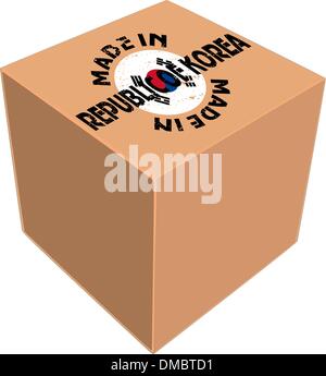 Korea Post mail box in Seoul. Korea Post is the national postal service ...