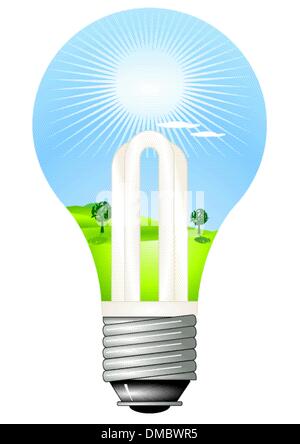 bulb energy environment light Stock Vector Image & Art - Alamy