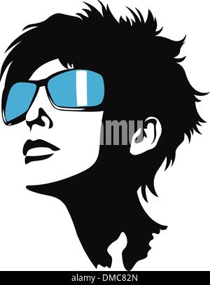 This is an illustration of pop face expression Stock Vector Image & Art ...