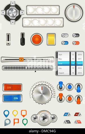 music player user interface realistic Stock Vector Image & Art - Alamy