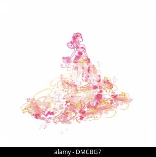 Beautiful princess - doodle Stock Vector Image & Art - Alamy