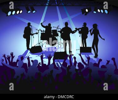 music concert stage Stock Vector Image & Art - Alamy