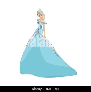 Beautiful princess - doodle Stock Vector Image & Art - Alamy