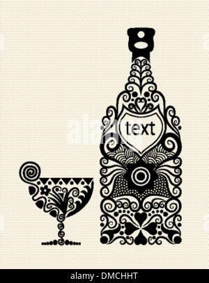 Unique Cocktail Glass Vector Line Icon Stock Vector Image & Art - Alamy