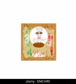 Pizza Menu with chef Template Stock Vector Image & Art - Alamy