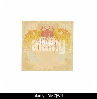 Golden Scarab background Stock Vector Image & Art - Alamy
