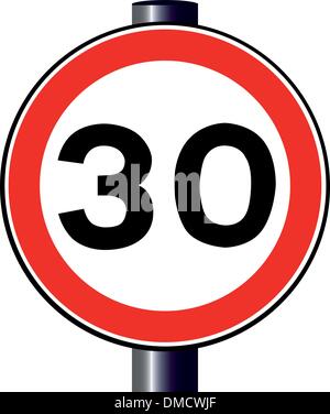 5 mph vehicle speed limit sign. Traffic signs and symbols Stock Vector ...