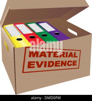 box carton with paper document vector illustration design Stock Vector ...