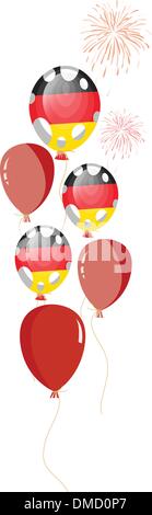 balloon of German flag Stock Vector Image & Art - Alamy