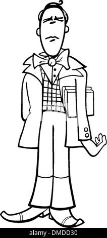 Illustration of funny eccentric guy Stock Vector Image & Art - Alamy