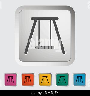 Swing. Single icon. Vector illustration Stock Vector Image & Art - Alamy