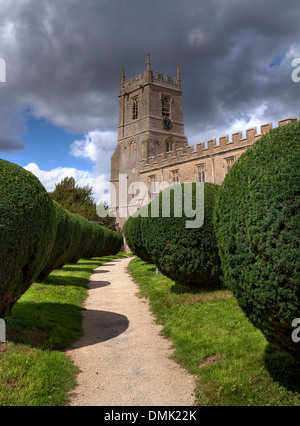 St Peter & St Paul church Long Compton dates from 13th Century with its ...