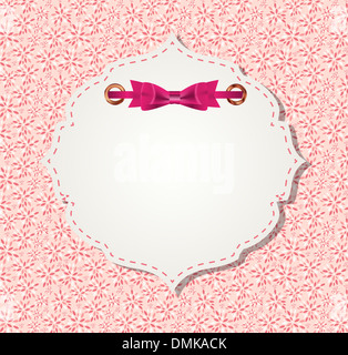 Cute Pink Frame Vector Illustration Stock Photo - Alamy