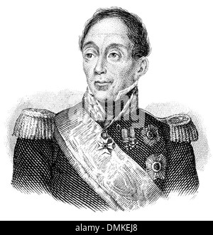 Emmanuel de Grouchy, French general and marshal. In the campaign of ...