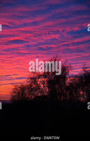 Sunset @ Todwick south Yorkshire England United Kingdom Stock Photo - Alamy
