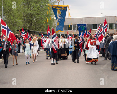 Norwegian Constitution Day Parade in Bay Ridge Brooklyn Stock Photo - Alamy