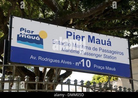 Pier Maua passenger cruise ship terminal in Rio de Janeiro, Brazil ...