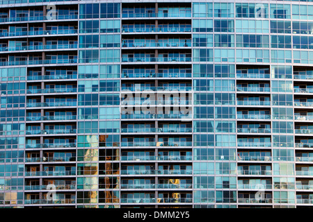 A large condominium building in Columbus, Ohio, USA. 1 Miranova Place ...