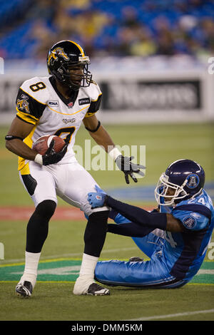 Toronto Argonauts corner back Dovonte Edwards #24 puts the grab on ...