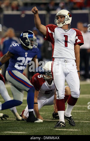 25 October 2009: The Arizona Cardinals defeated the New York Giants 24 ...