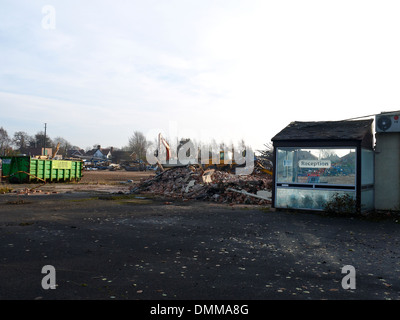 Reception area of former Foden Truck makers factory site in Elworth ...