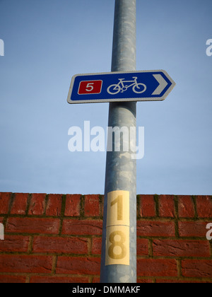Cycle/bicycle path route national route number 4 which goes from South ...