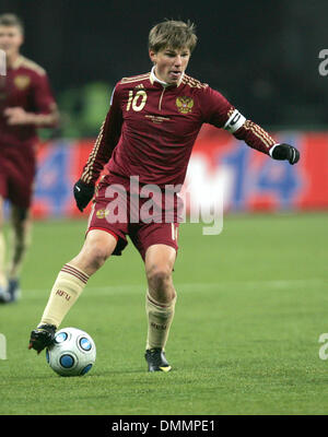 Russian football forward, Andrei Arshavin, who currently plays for ...