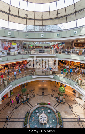 Germany, Saxony-Anhalt, Magdeburg, Shopping mall Allee-Center Stock ...