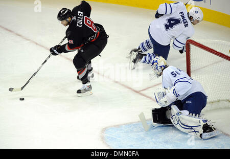 Toronto Maple Leafs' goaltender Matt Murray in action during an NHL ...